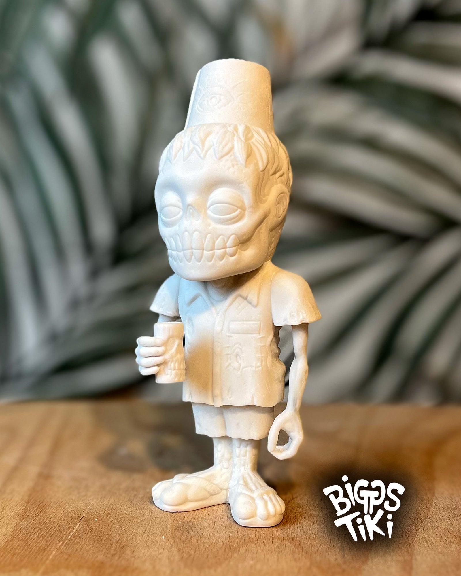 Zombie Fez Figurine - Blank – Biggs Studio