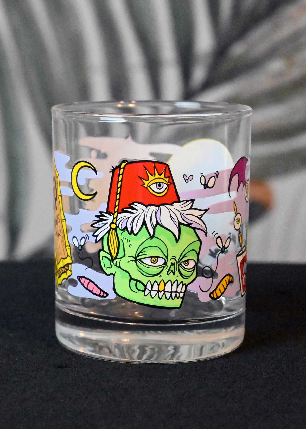 Zombie Fez Rock Glass – Biggs Studio